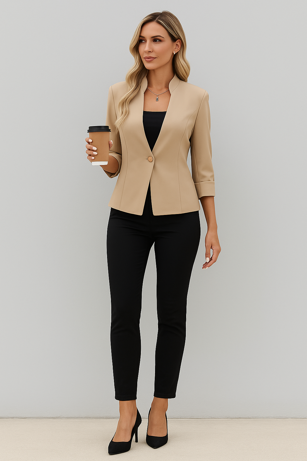 Slim Blazer – Chloe and Liam